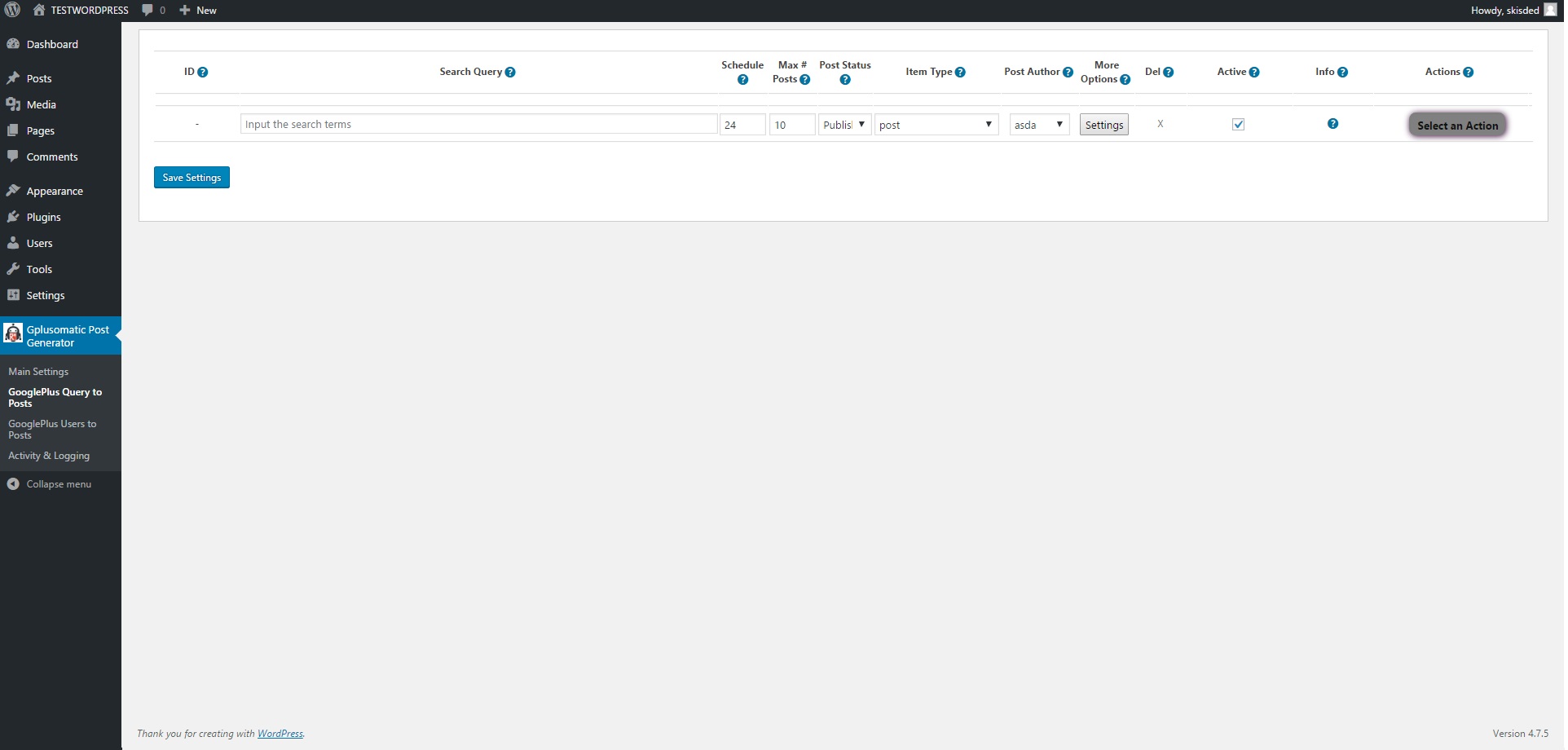 Gplusomatic - Google Plus Automatic Post Generator Plugin for WordPress by CodeRevolution